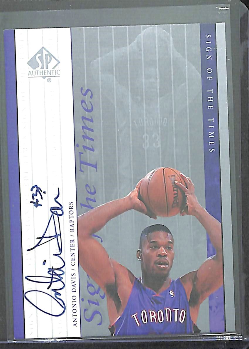 Antonio Davis Autographed Signed 1999-2000 UDA Sp Sign Of The Times ...
