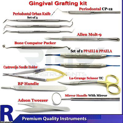 Periodontal Gum Grafting Gingival Tissue Dental Surgery Tunneling ...