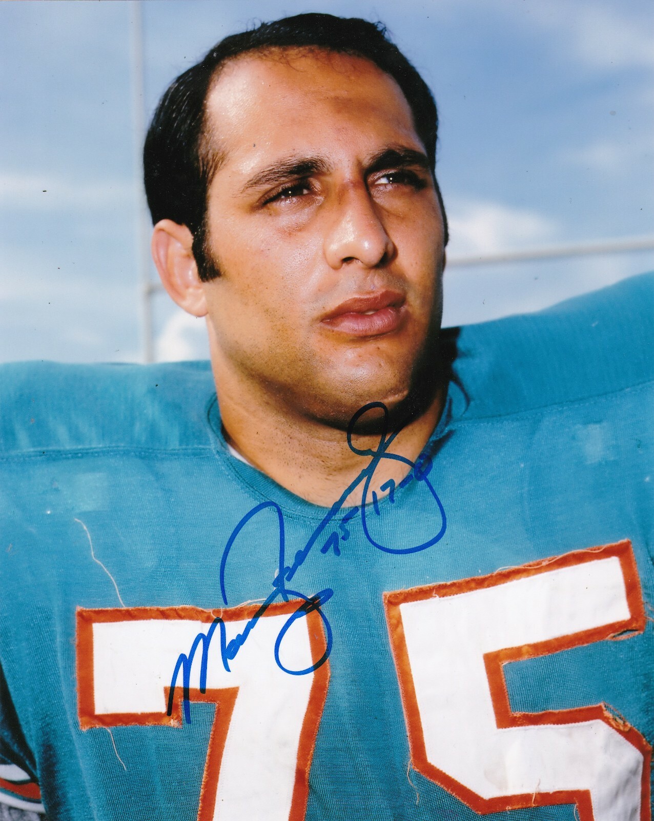 MANNY FERNANDEZ MIAMI DOLPHINS 17-0 ACTION SIGNED 8x10 | eBay