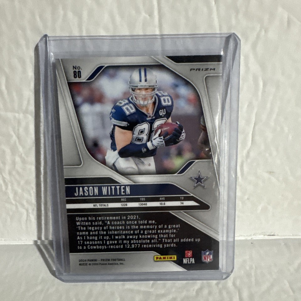 2024 Prizm Jason Witten RWB Prizm Parallel Card- Cowboys | eBay