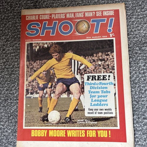 Shoot Football Magazine 30th August 1969 Football, IPC Magazines 3rd ...