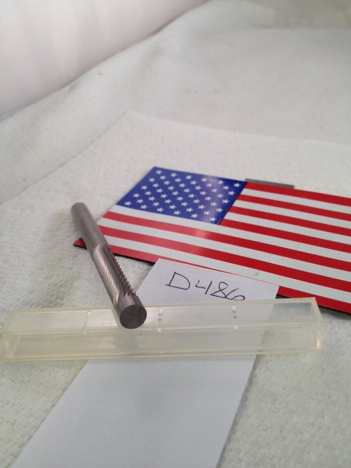 1 NEW FALCON / SGS 1/4" (.250) SHANK CARBIDE PILOT BURR. SINGLE CUT SA ...