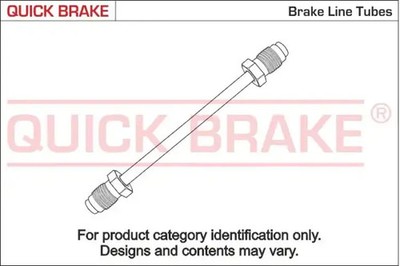 Rigid brake pipe Copper/Nickel CN-0900A-E QUICK BRAKE for VW RENAULT ...