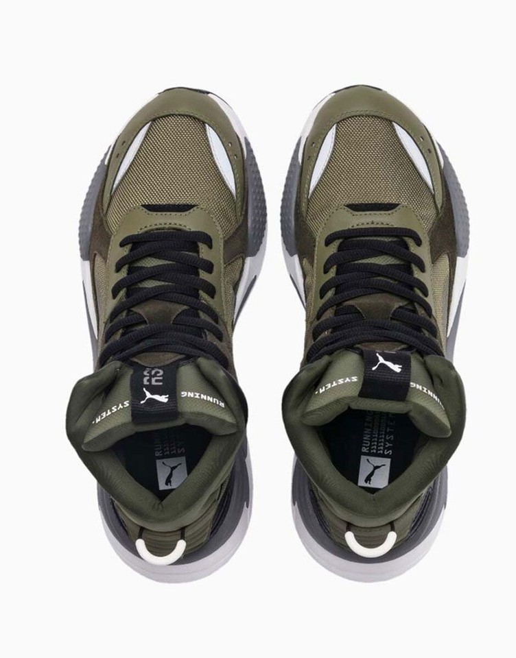 Men's PUMA RS-X MID TOP UTILITY Sneakers US 11.5 D burnt olive | eBay