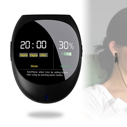 Vagus Nerve Stimulation & Alpha Wave Stim Device with Felt Ear Clips, 3 ...