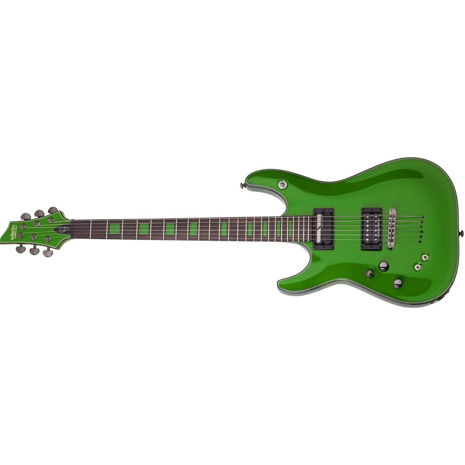 Schecter Kenny Hickey C-1 EX S Left Handed Guitar Steele Green for sale ...