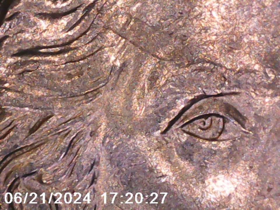 2021 Jefferson Nickel Strike Thru Extra Eye Error ***ONE OF A KIND ...