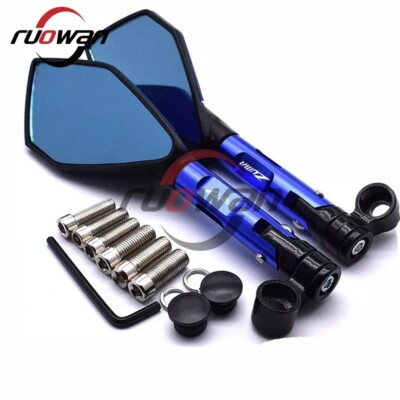 For Yamaha Zuma 50 50F YW125 CNC Accessories Rear View Mirrors Blue ...