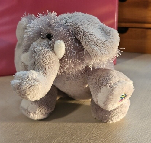 Webkinz Ganz Fuzzy Gray Elephant Plush Stuffed Animal Toy Retired AUCT ...