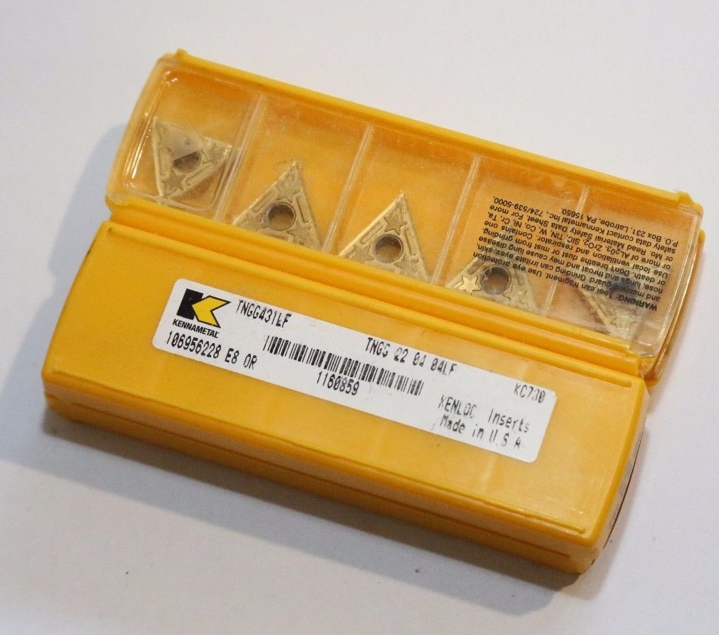 TNGG 431 LF KC730 KENNAMETAL *** 10 INSERTS *** FACTORY PACK *** TNMG ...