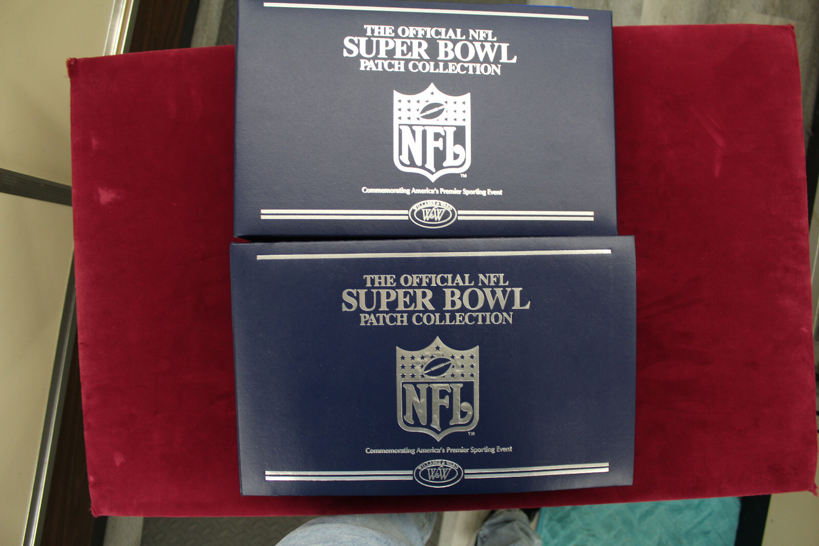Official NFL Super Bowl Patch Collection 53 Wallabee & Ward 1967-2020 W ...