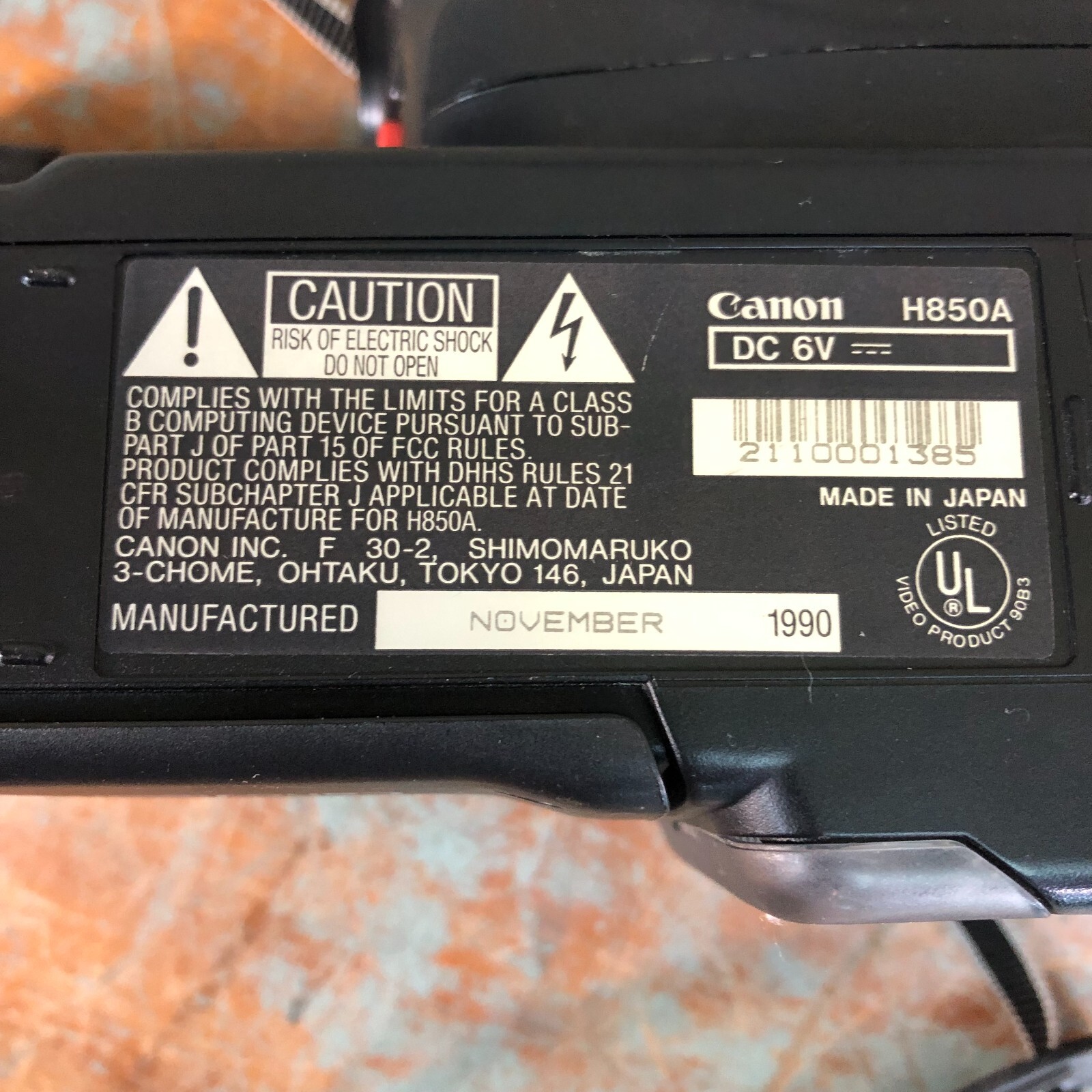 Canon CanoVision 8 H850 Hi8 8mm Video Camera Recorder H850A | eBay