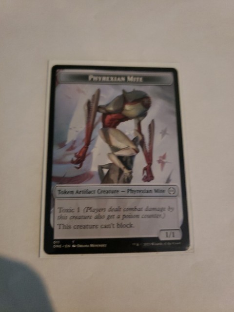MTG Phyrexian Mite Token (011) Phyrexia: All Will Be One 011 Regular ...