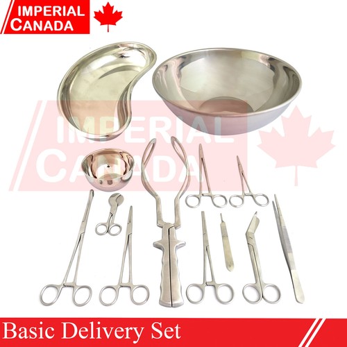 16 Pcs Basic Delivery Set Gynecology Surgical Instruments DS-1700 | eBay