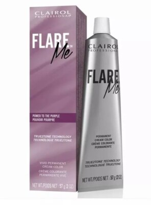 Clairol Flare Me Power To the Purple Pouvoir Pourpre Permanent Creme ...