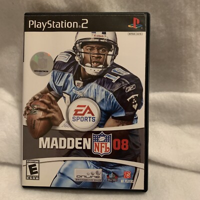 Madden NFL 08 (Sony PlayStation 2, 2007) Complete PS2 Game w/ Manual ...
