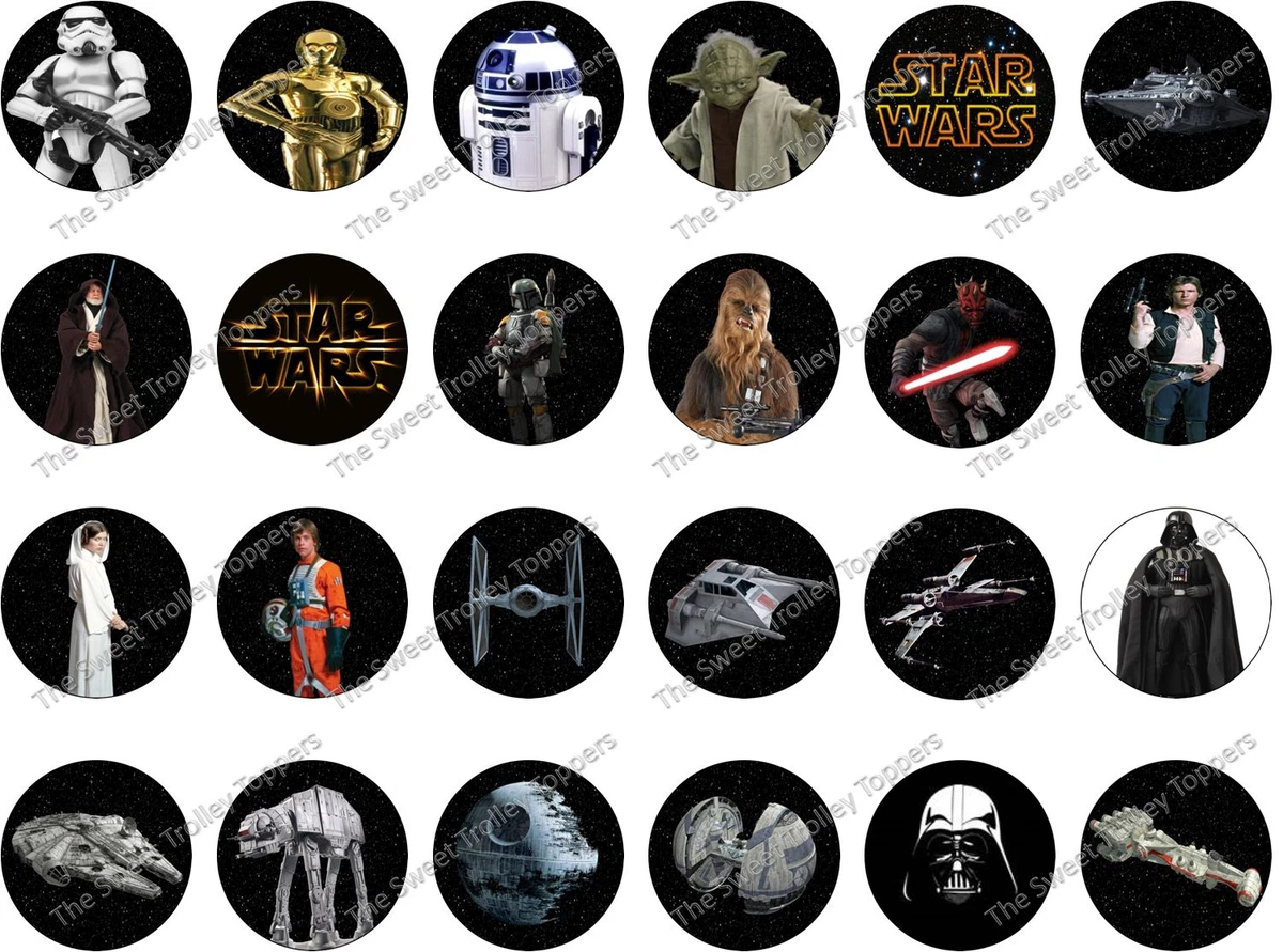 FREE Printable Star Wars Darth Vader Cupcake Toppers, 50% OFF