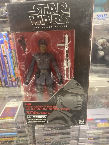 New Hasbro Star Wars The Black Series Finn (Disguise) 6” Figure #51 New ...