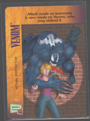 VENOM - 1996 Marvel OverPower Collectible Card Game - HILLSHIRE FARM ...