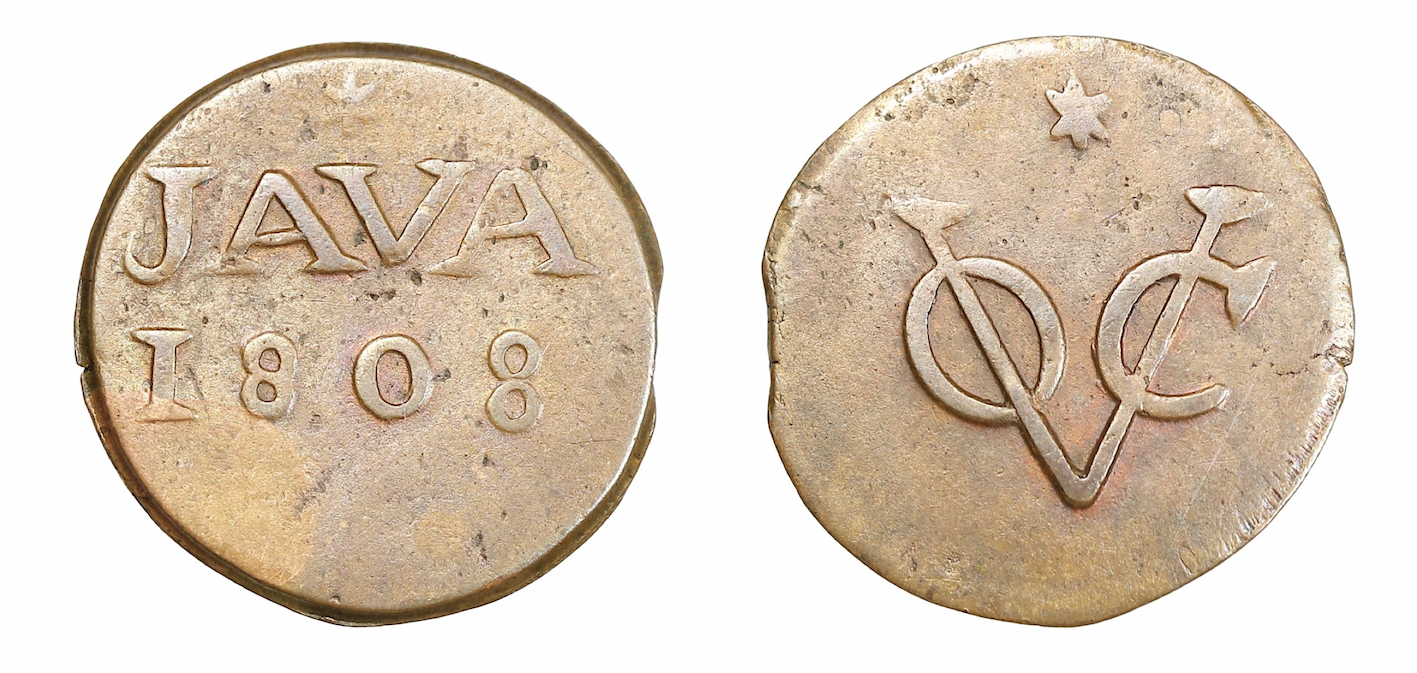 A146, Netherlands East Indies, Java, VOC, 1 Duit 1808 Good Grade! | eBay