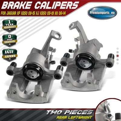 2x Brake Calipers Rear Left & Right for Jaguar XF X250 XJ X350 C2P12433 ...