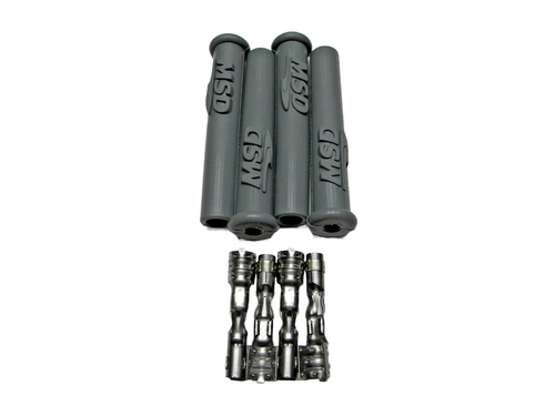 MSD 3301 Spark Plug Wire Plug Boots & Terminals Straight 180 Multi ...