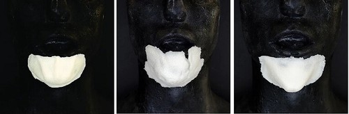 Prosthetic Chin Foam Latex Facial Appliance Halloween Theatrical FX ...