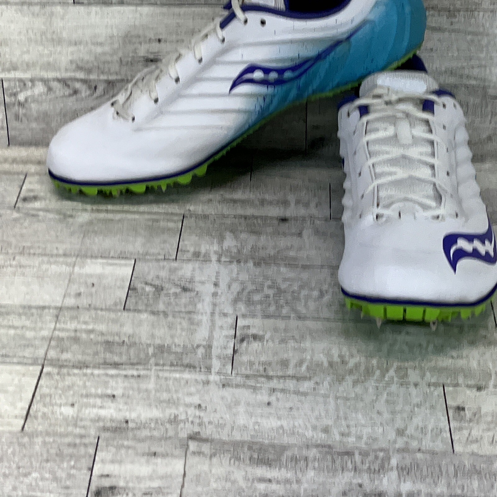 Saucony Spitfire 5 Track Racing Spikes White Purple Blue S19055-2 Women ...