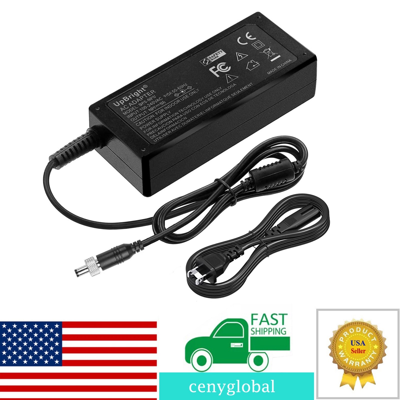 AC Adapter for SunTech Tango+ STRESS BP Blood Pressure Monitor 9VDC ...