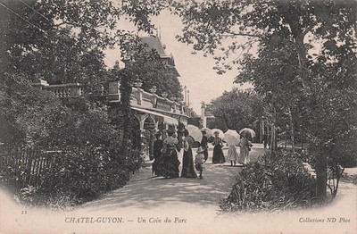 63 CHATEL GUYON UN COIN DU PARC | eBay