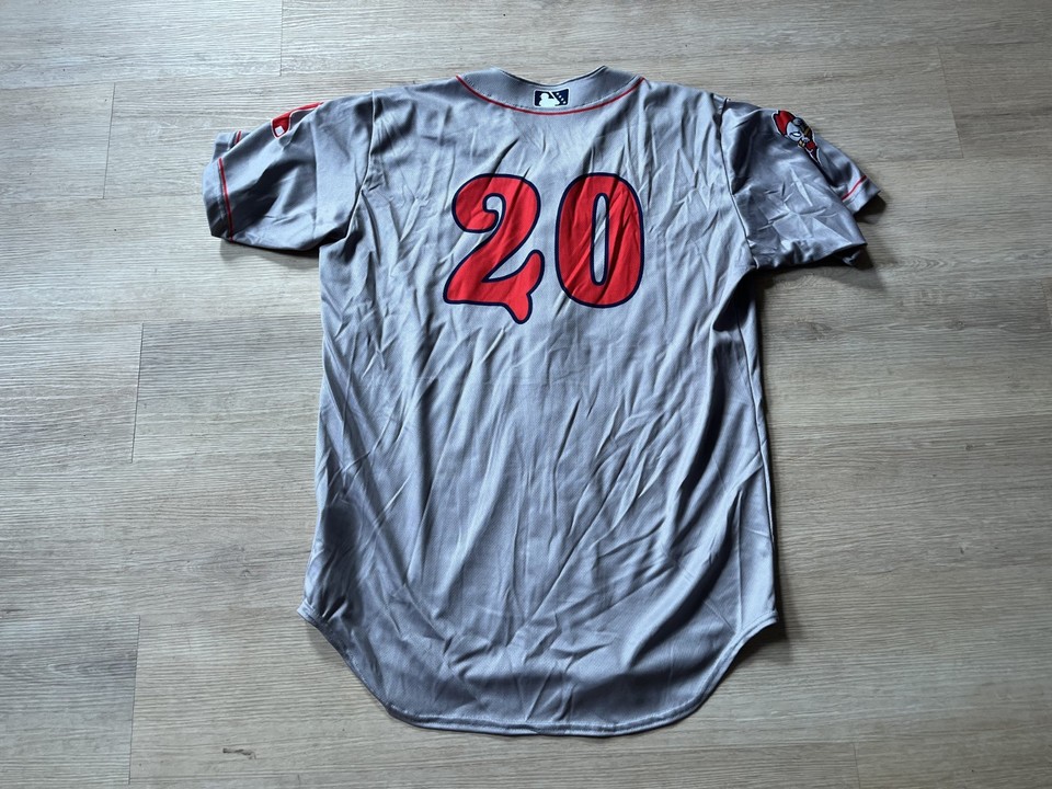 #20 Team Issued Portland Sea Dogs Gray Road Jersey Red Sox | eBay