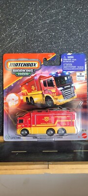 Matchbox Working Rigs Scania Tactical Command Center El Segundo FD | eBay