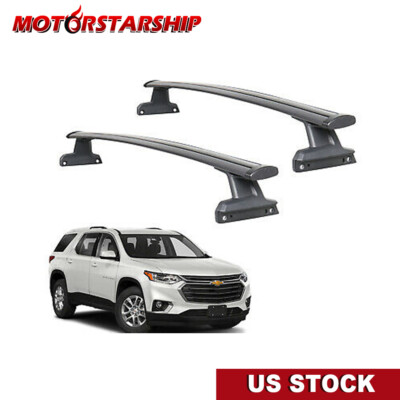 Set Roof Racks Cross Bars for 2019-2020 Chevrolet Traverse with Side ...
