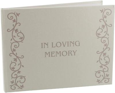 In Loving Memory Book of Condolence Guest Book for Memorials Funerals ...