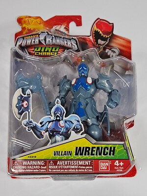 WRENCH VILLIAN DINO CHARGE MMPR POWER RANGERS FIGURE MMPR MOSC BANDAI ...