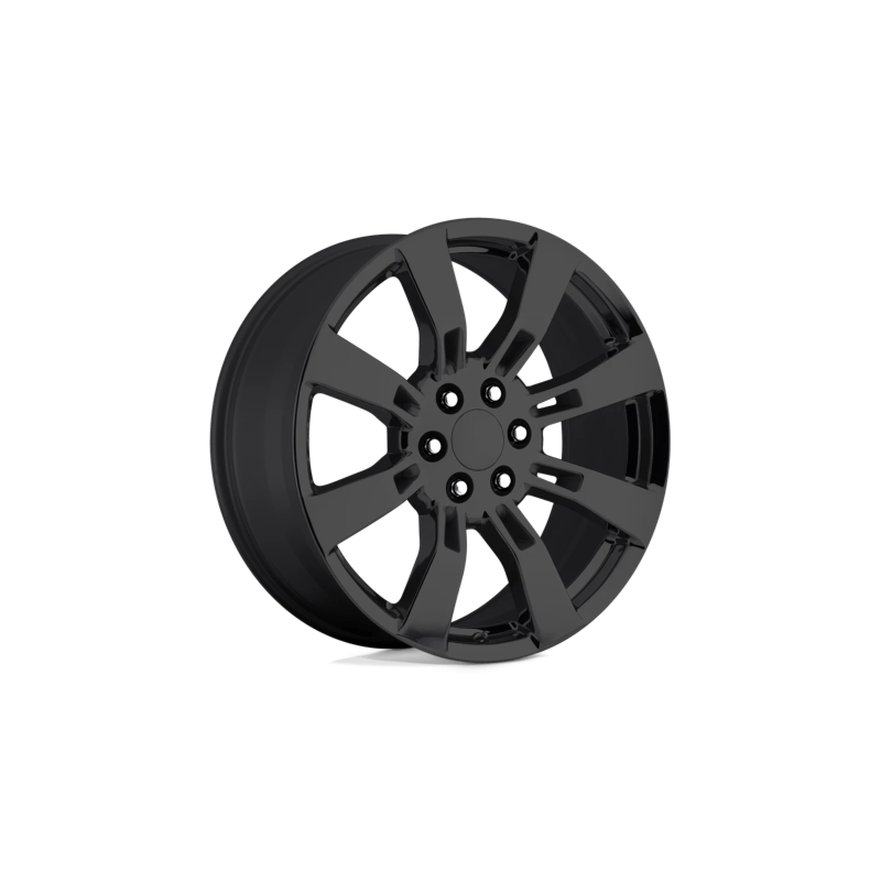 22 Inch Black Wheels Rims Chevy Silverado 1500 Truck GMC Sierra Yukon ...