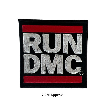 Run DMC Saying Logo Embroidered Iron On/Sew On Patch Badge Jeans Jacket ...