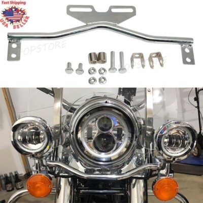 Chrome Motorcycle Light Bar For Yamaha V-Star XVS 250 650 950 1100 1300 ...