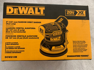 Dewalt DCW210B 20 volt Cordless Random Orbital Sander bare tool NEW IN ...