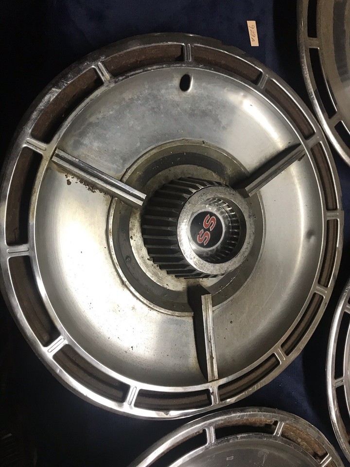 Set of four 1960s Chevrolet SS Super sport hubcaps 1963 1964 | eBay