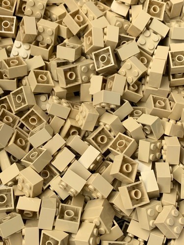 LEGO Tan 2x2 Brick (3003) - 100 New Pieces - Building Bricks | eBay