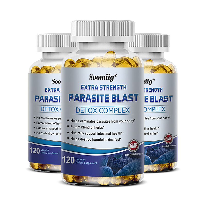 Parasite Blasting Cleansing and Detoxifying Capsules -Promotes ...
