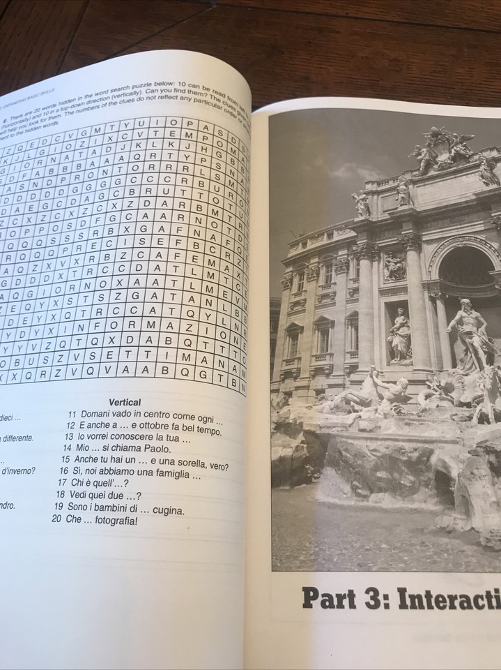 Barron’s Italian Now! Level 1 Worktext AND Italian Verb Wkbk by Marcel ...