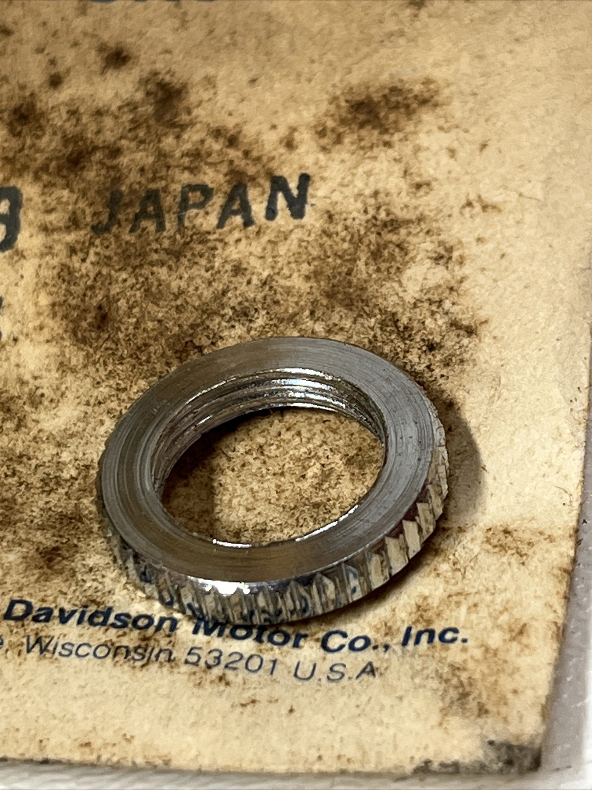 1 NOS Harley-Davidson Speedometer Reset Knob Nut OEM 7518 Robison HD ...