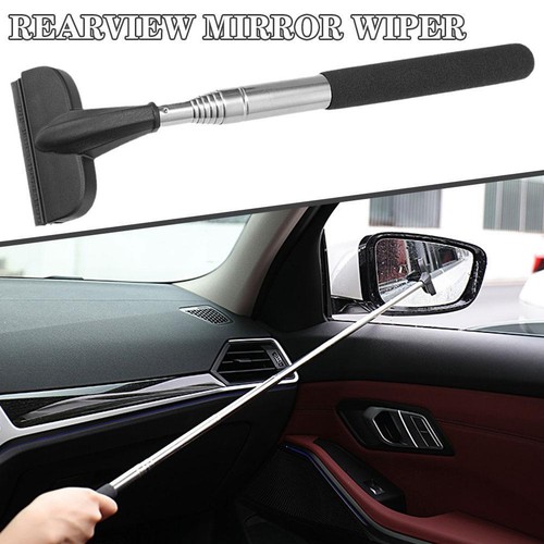 Portable Retractable Rear-View Mirror Wiper Car Auto Glass Tool Mirror ...