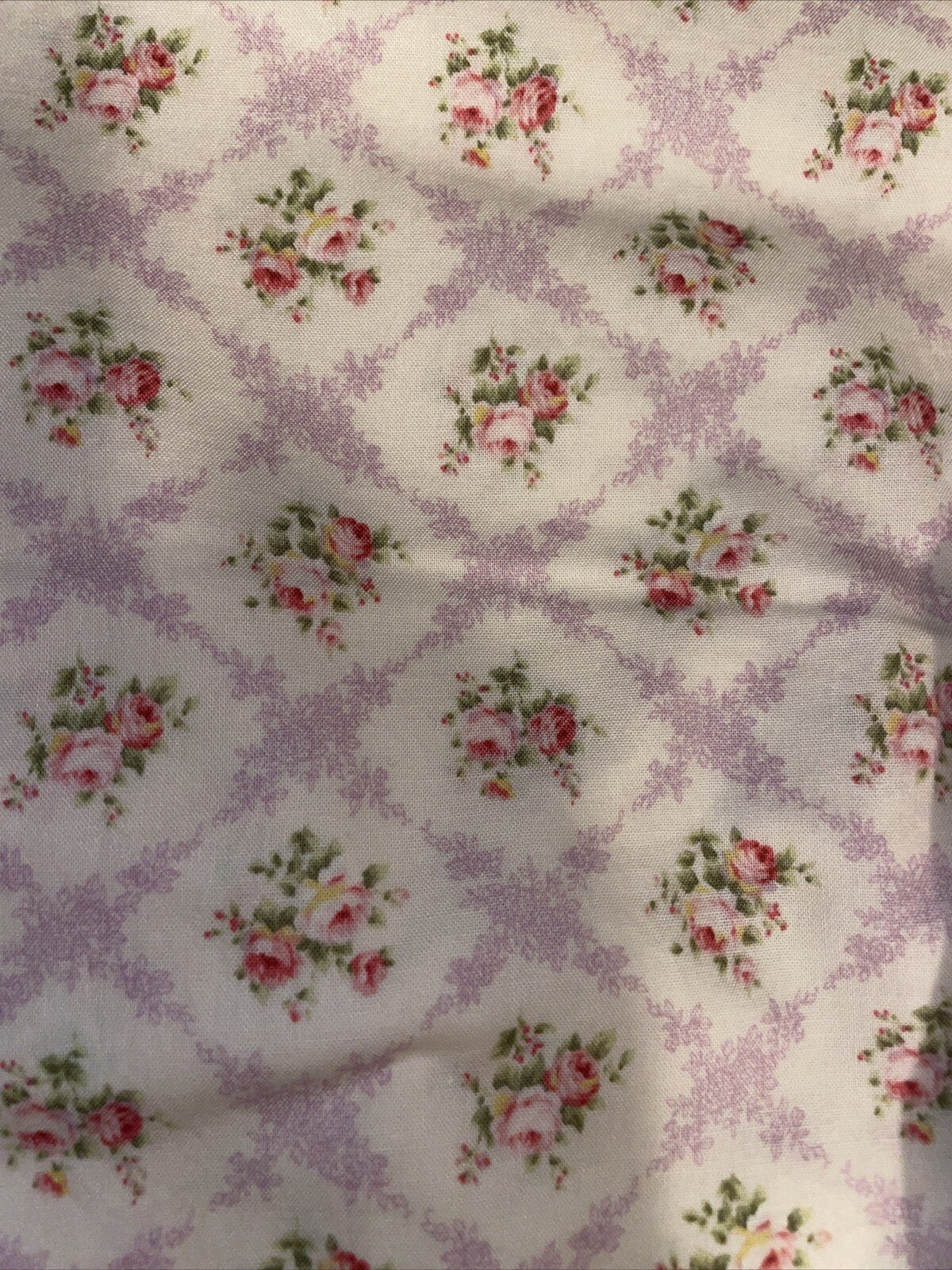 pink Rose buds in diamond Floral collection Rococo Swe et Fabric 5 ...