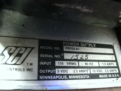 SCI PR102-A1 Power Supply | eBay