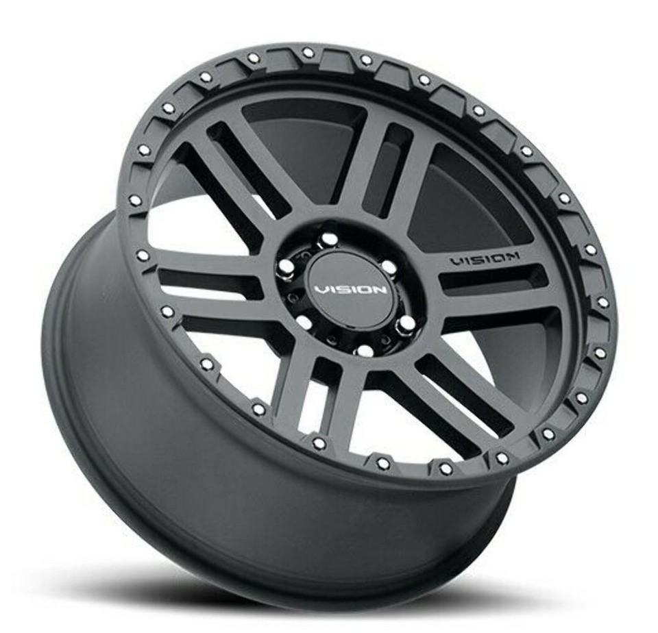 Set 4 17" Vision 354 Manx 2 Satin Black 17x9 Wheels 8x170 -12mm Rims | eBay