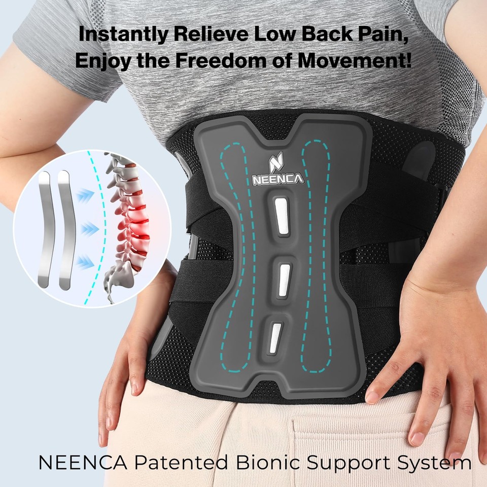 Back Brace for Lower Back Pain Relief with Bionic Support System ...