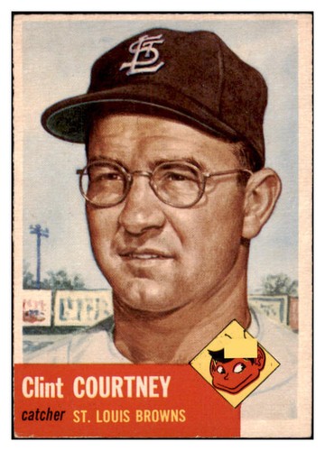 1953 TOPPS #127 CLINT COURTNEY BROWNS EX SET BREAK 498635 (KYCARDS) | eBay